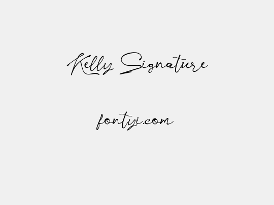 Kelly Signature - 字易网