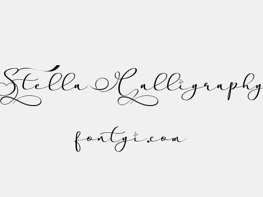 Stella Calligraphy - 字易网