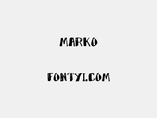 Marko - 字易网