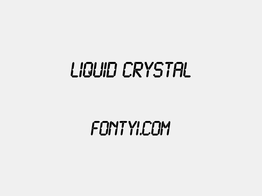 Liquid Crystal - 字易网