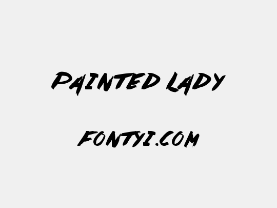 Painted Lady - 字易网