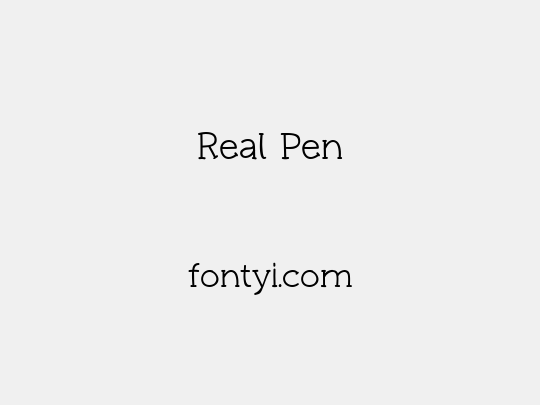 Real Pen - 字易网