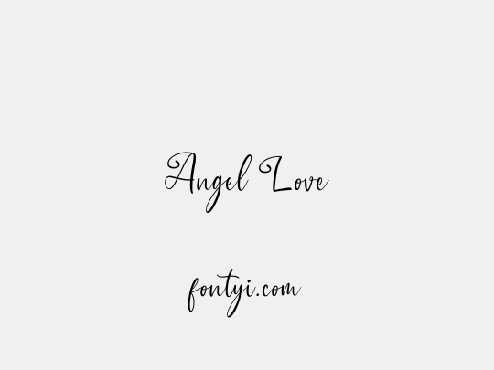 Angel Love - 字易网