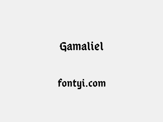 Gamaliel - 字易网