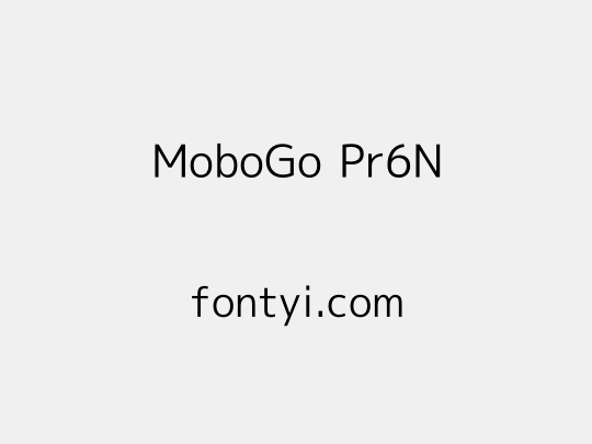 MoboGo Pr6N - 字易网