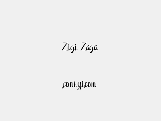 Zigi Zaga - 字易网