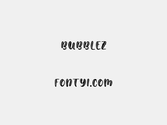 Bubblez - 字易网