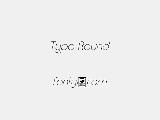 Typo Round - 字易网