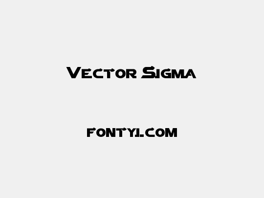 Vector Sigma - 字易网