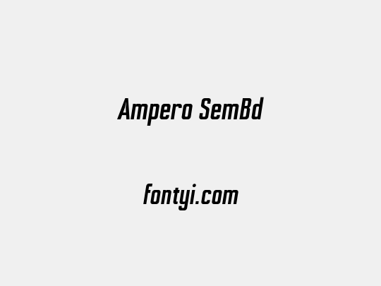 Ampero SemBd - 字易网