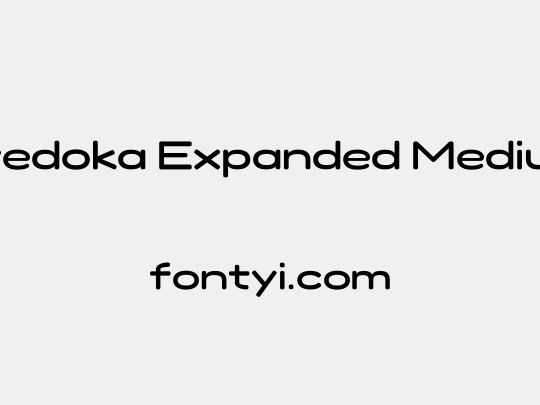 Fredoka Expanded Medium - 字易网