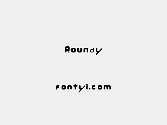 Roundy - 字易网