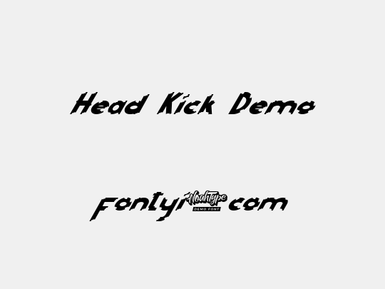 Head Kick Demo - 字易网