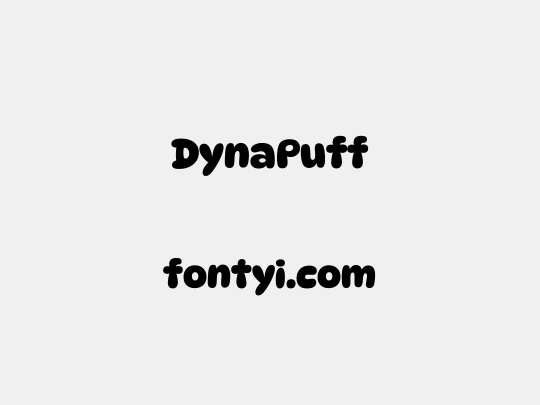 DynaPuff - 字易网