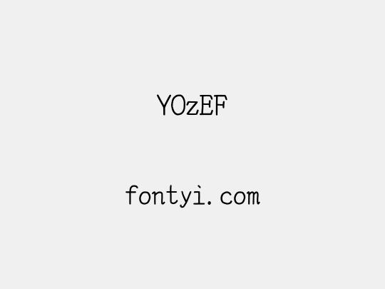 YOzEF - 字易网