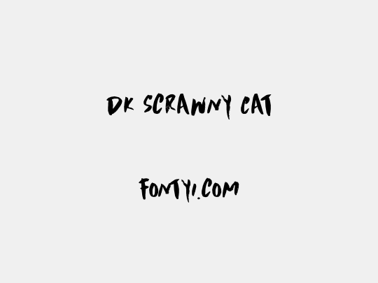 DK Scrawny Cat - 字易网