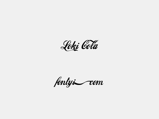 Loki Cola - 字易网
