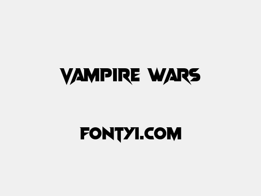 Vampire Wars - 字易网