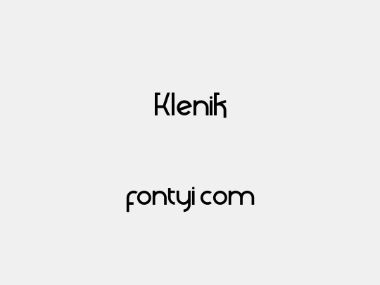 Klenik. - 字易网