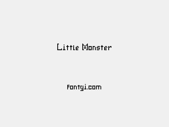 Little Monster - 字易网