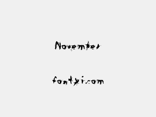 November - 字易网