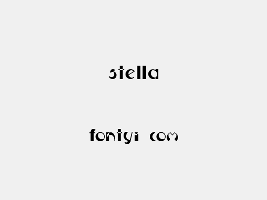 stella - 字易网