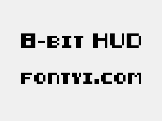 8-bit HUD - 字易网
