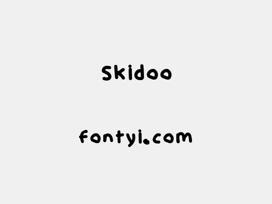 Skidoo - 字易网