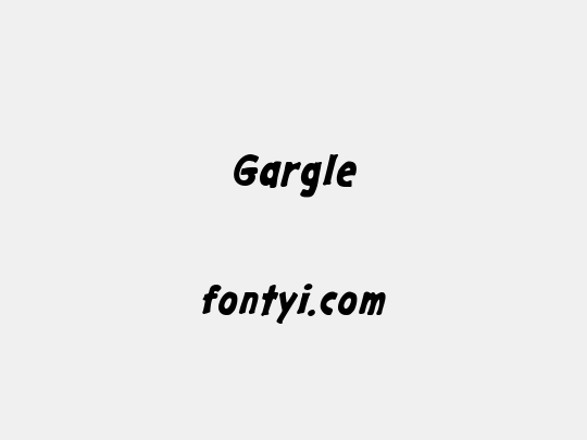 Gargle - 字易网