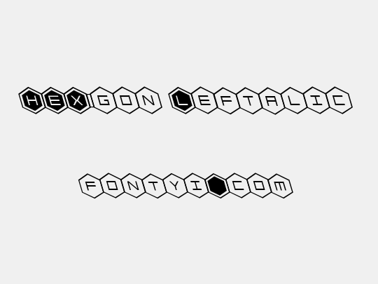 HEX:gon Leftalic - 字易网