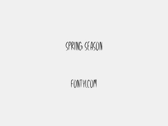 Spring Season - 字易网