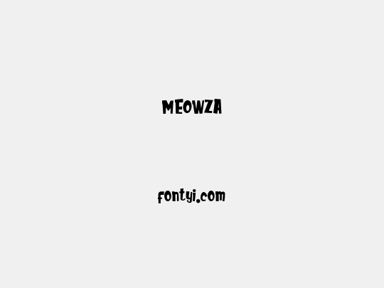 MEOWZA - 字易网