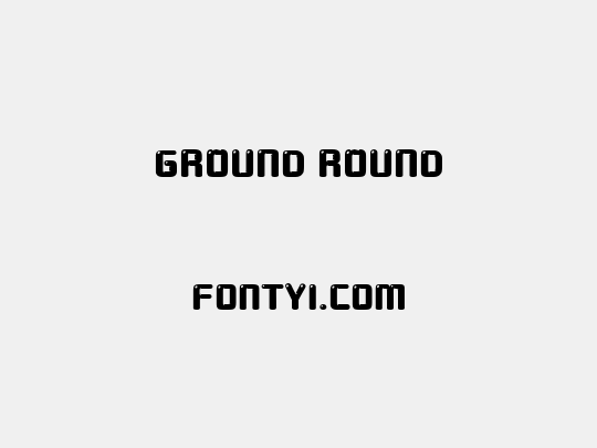 ground round - 字易网