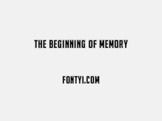 The Beginning Of Memory - 字易网