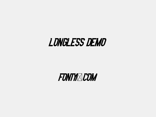 Longless Demo - 字易网