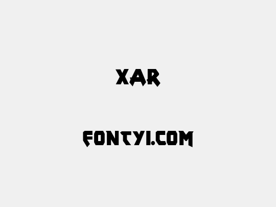xar - 字易网