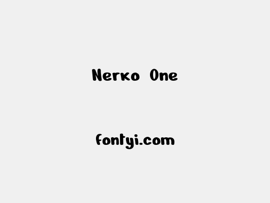 Nerko One - 字易网