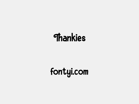 Thankies - 字易网