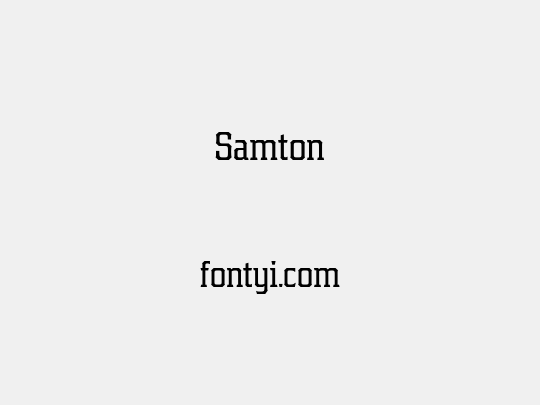 Samton - 字易网