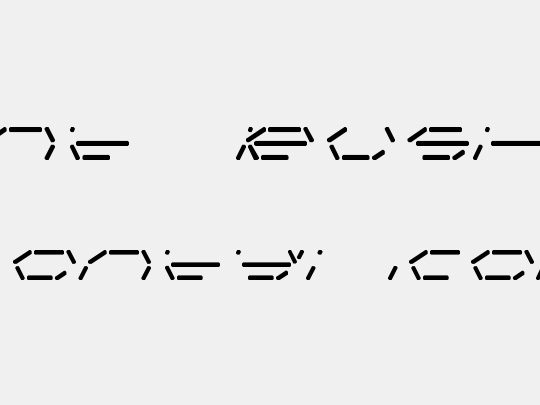 Fifteen Segment Rush Regular LDR - 字易网