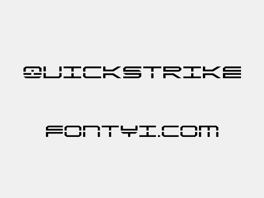 QuickStrike - 字易网