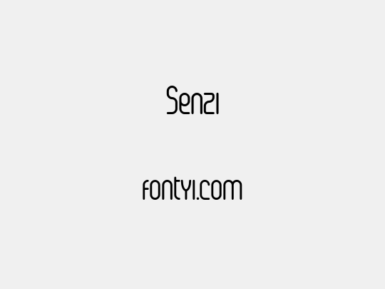 Senzi - 字易网